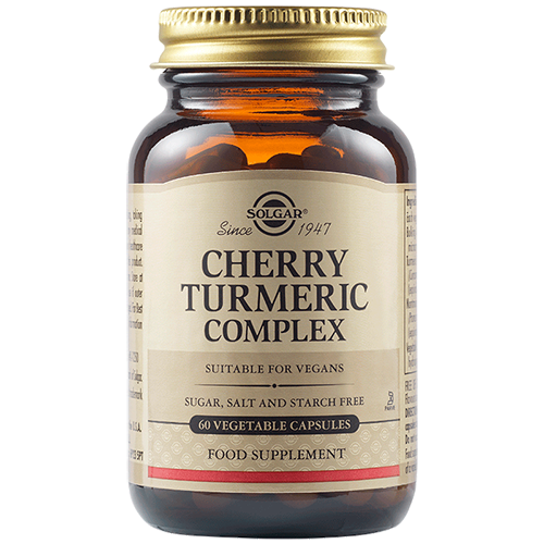 Solgar® | CHERRY TURMERIC COMPLEX VEGETABLE CAPSULES